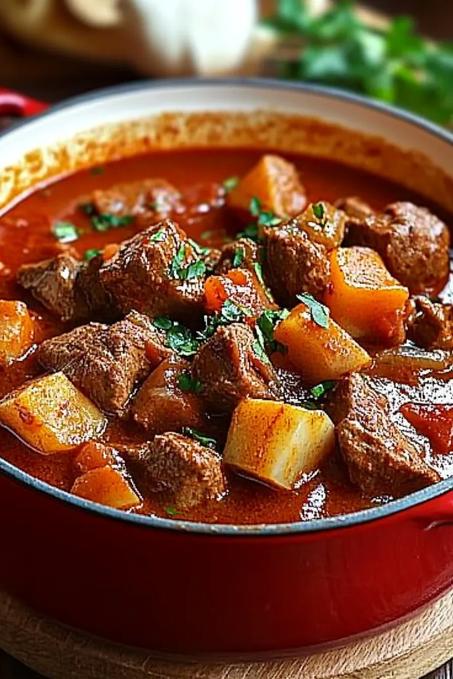 Oma Magdas Gulasch – Klassisches Rezept für zartes Rindergulasch mit ...