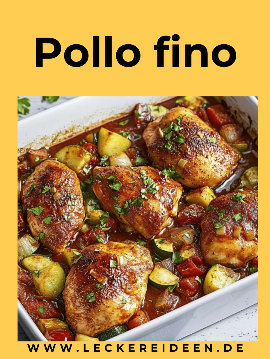 Pollo fino Rezept – Würziges Hähnchen aus dem Ofen mit knuspriger Haut