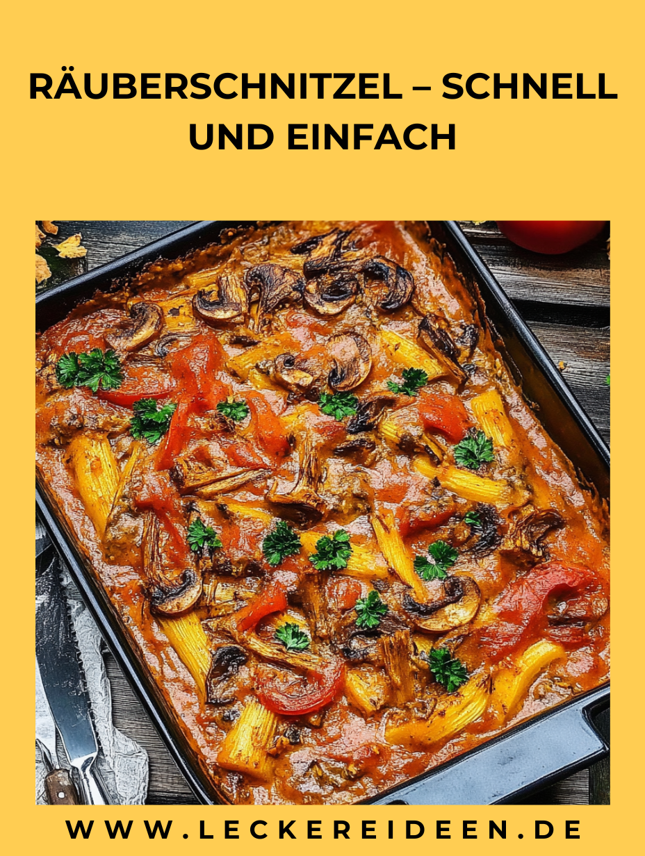Räuberschnitzel – Schnell, Einfach & Super Lecker zubereiten